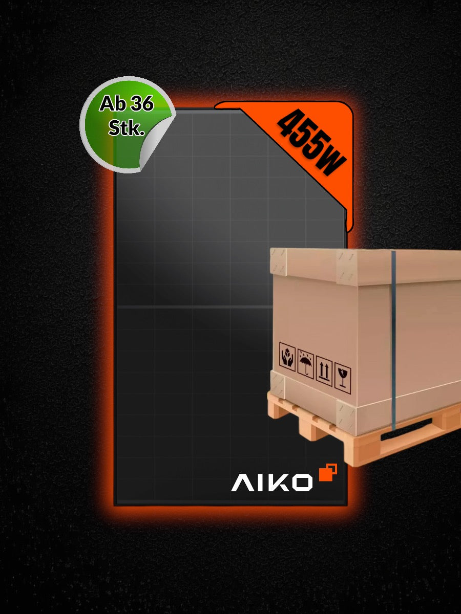 Aiko 455Wp A-MAH54Db N-Type ABC Neostar 2S+ Gen. 2 Full Black Palette ...