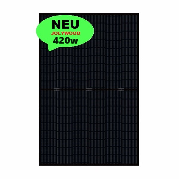 Solarmodul Jolywood JW-HD108N-420W Bifazial Glas/Glas, Full black – TE-Performance